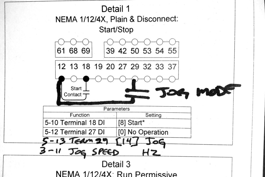 Using the jog mode on Danfoss VFDs – AirReps